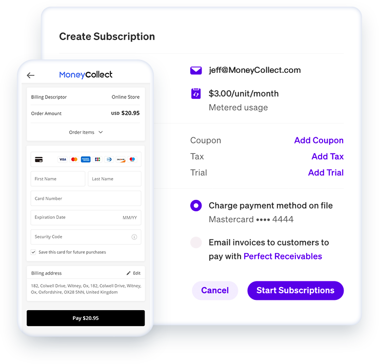 Subscriptions - MoneyCollect - Leading Online Payment Platform